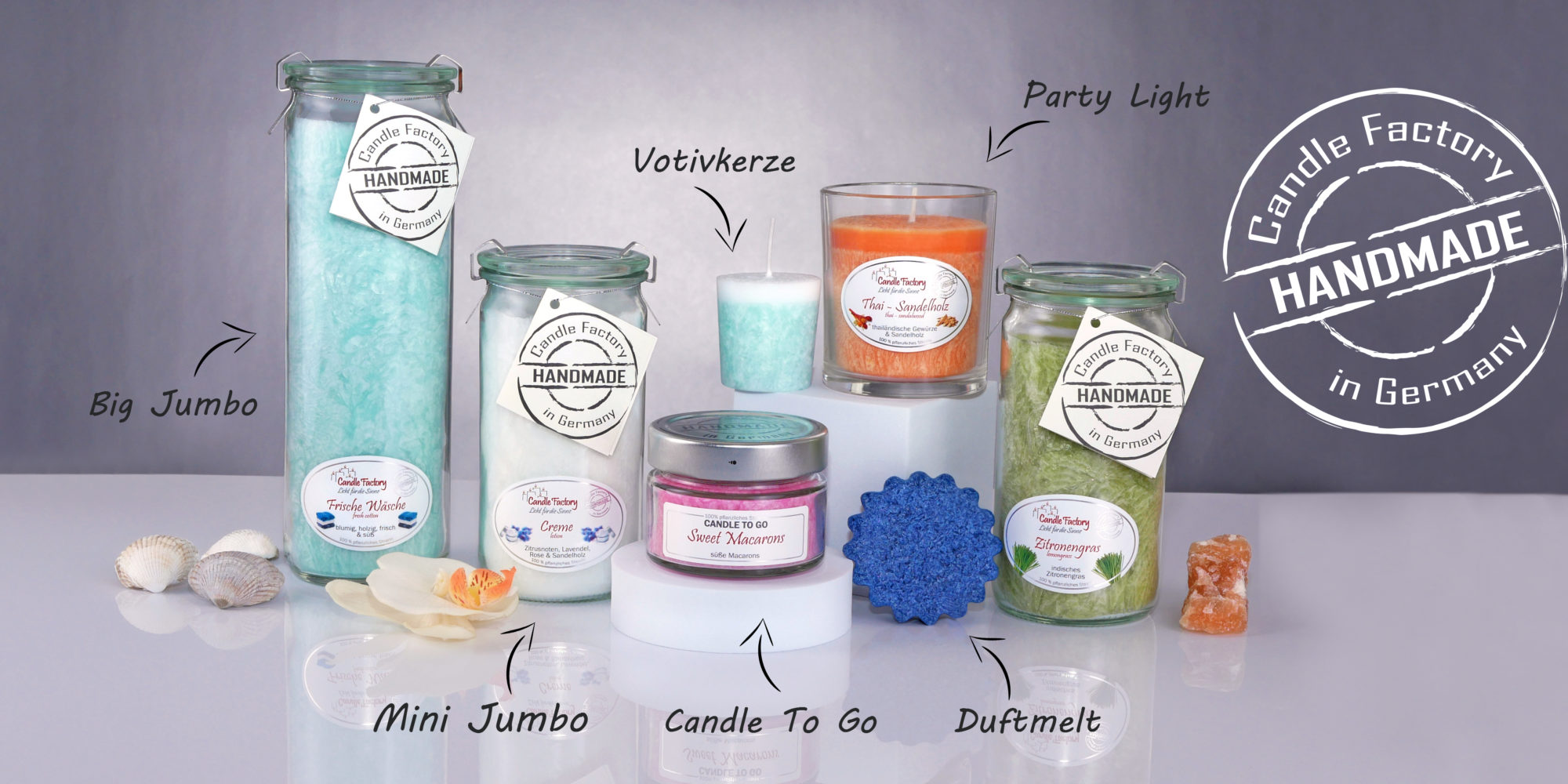 Produktwelt – Candle Factory
